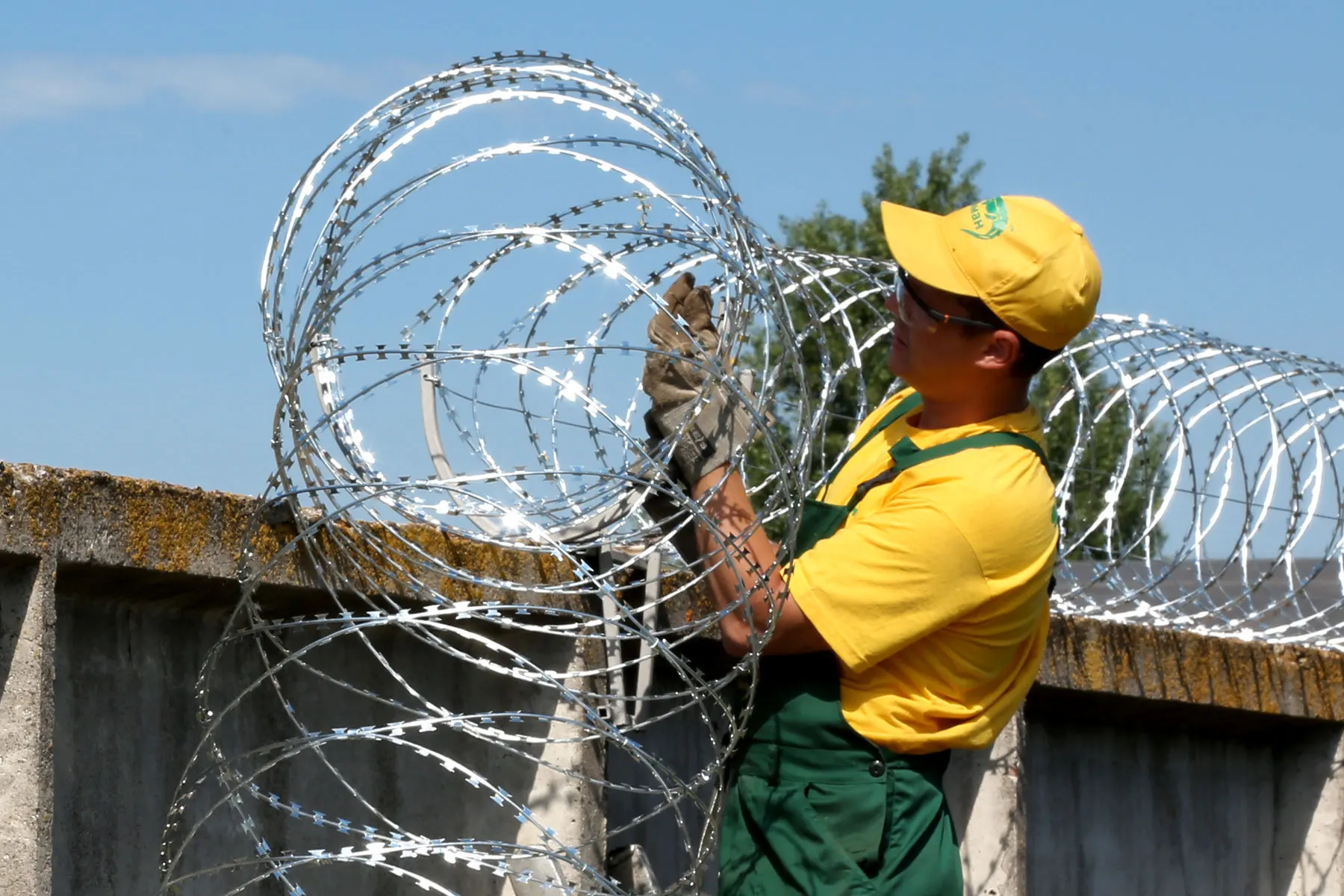 Installation de fil de rasoir Egoza | Caiman